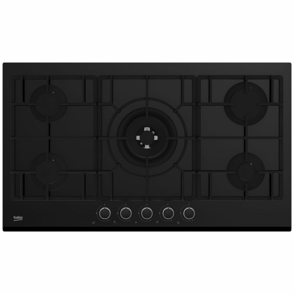 Beko 90cm Black Tempered Glass Gas Cooktop BCT90GG1 | Winnings