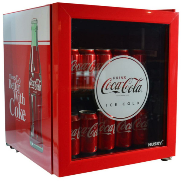 Husky 48L Glass Door Coca Cola Licensed Fridge CKK48-130-AU-HU1 | Winnings